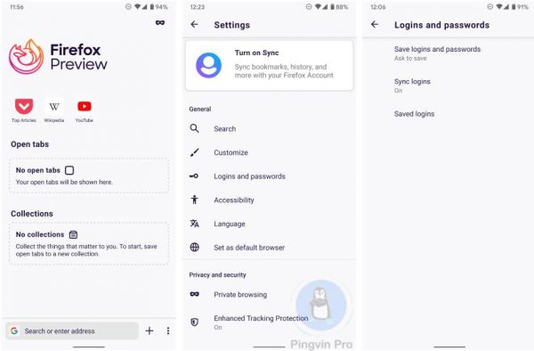 Firefox Preview 4.0 отримав нові функції - Pingvin.Pro